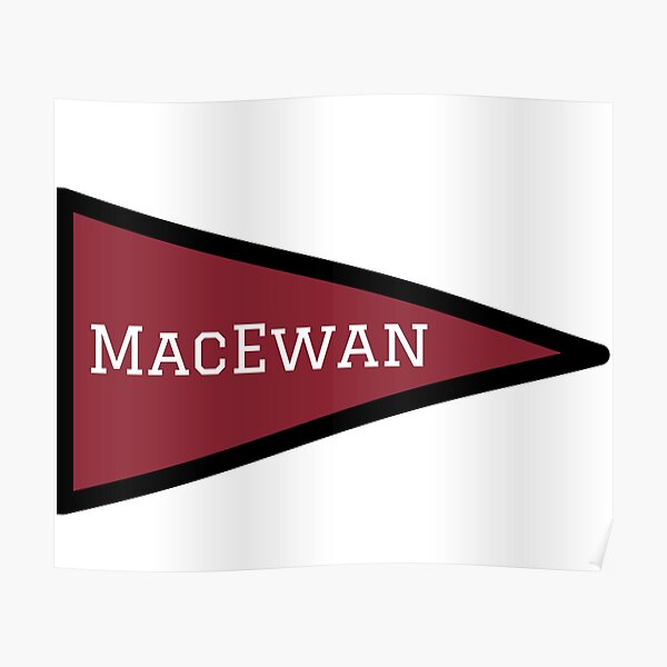 Póster «Logotipo de la bandera del banderín de la Universidad de ...