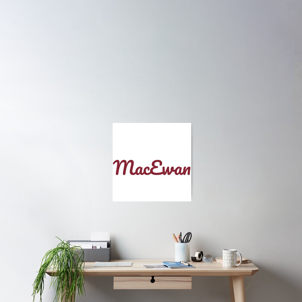"MacEwan University Cursive Logo" Poster by stickel | Redbubble