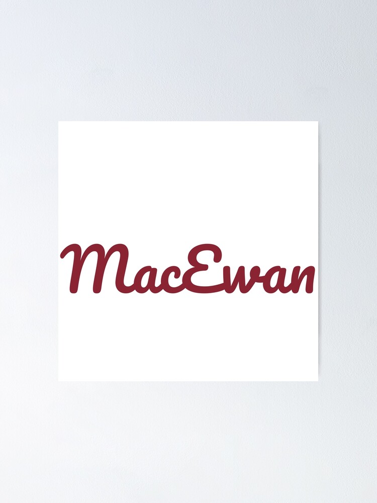 "MacEwan University Cursive Logo" Poster by stickel | Redbubble