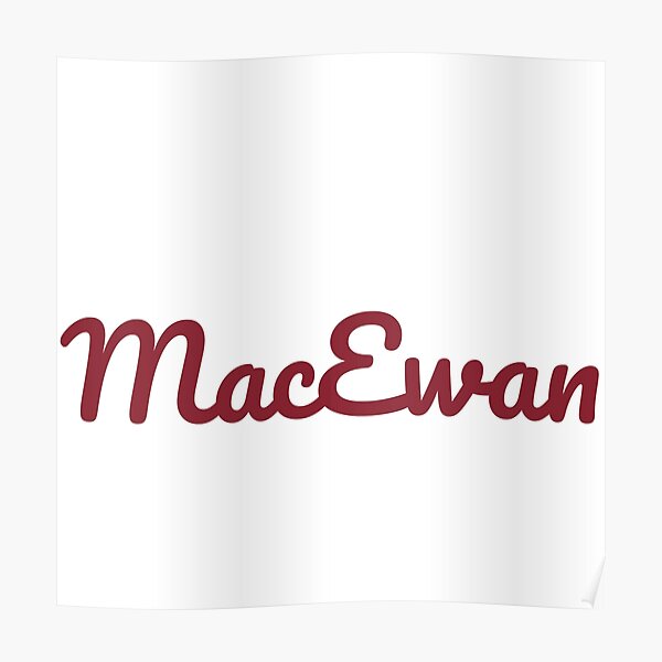 "MacEwan University Cursive Logo" Poster by stickel | Redbubble