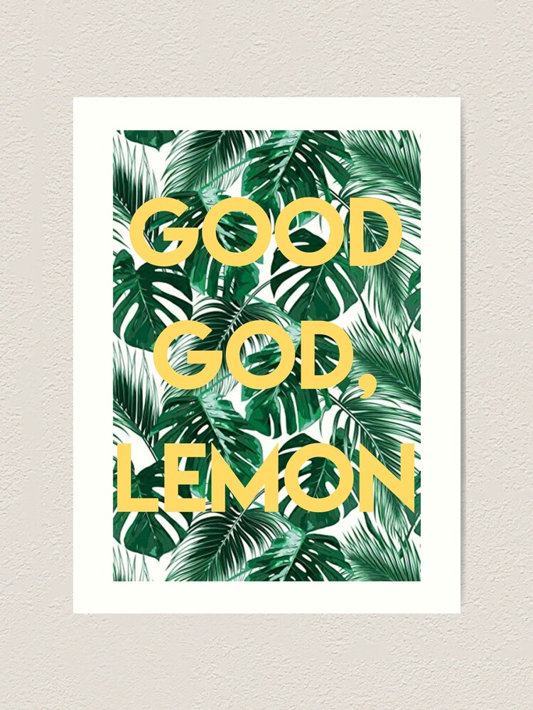 Lámina artística «Good God Lemon - 30 Rock - Jack Donaghy» de shamsarp ...