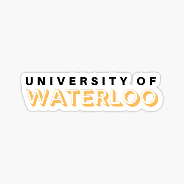 University Of Waterloo Stickers | Redbubble