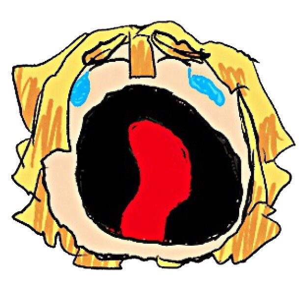 "Zenitsu Autotune Baby Crying Emoji" by Nerdyarty | Redbubble