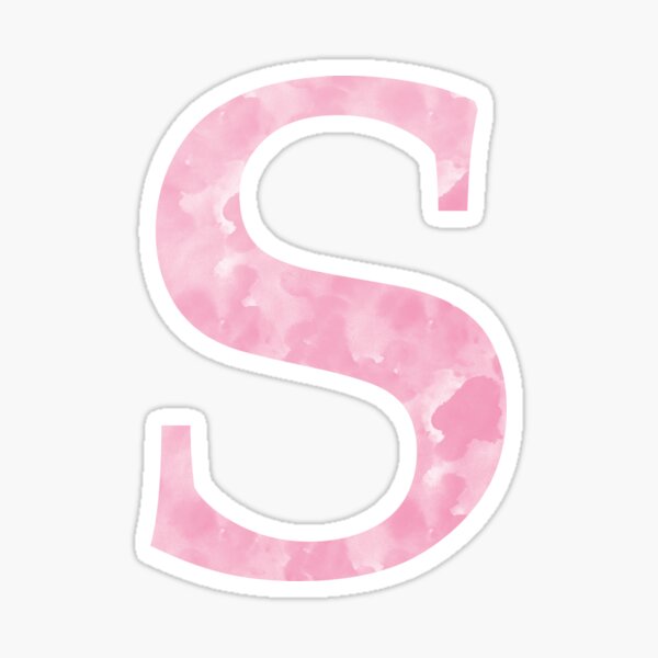 "letter S" Sticker by sadieapples | Redbubble