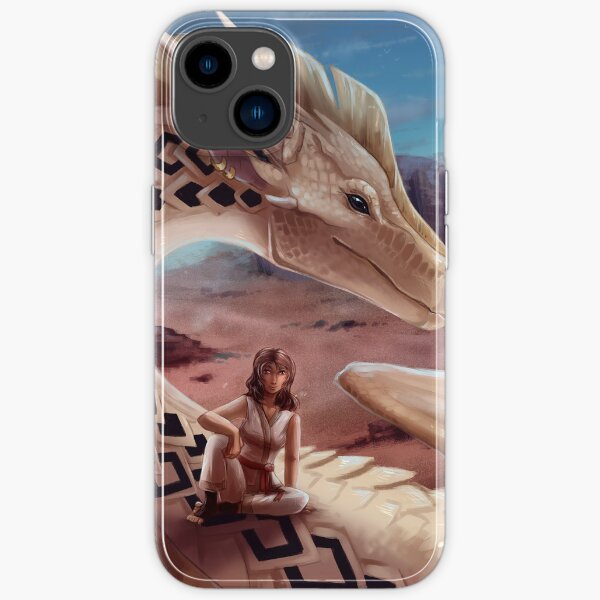 "Wings of Fire - Prince Smolder and Flower (Rose) " iPhone Case for ...