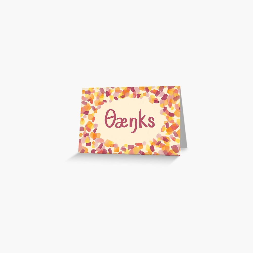 "Thanks in IPA (International Phonetic Alphabet) Yellow and Red ...