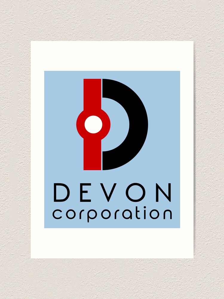 "Devon Corporation Logo (in Black)" Art Print by MagentaBlimp | Redbubble