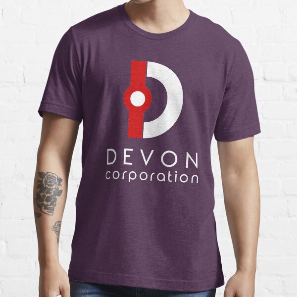 "Devon Corporation Logo (in White)" T-shirt for Sale by MagentaBlimp ...