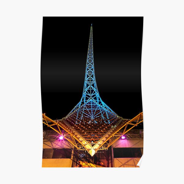 "Arts Centre Spire" Poster for Sale by TravisEaston | Redbubble