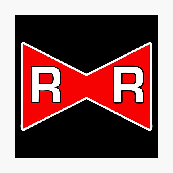 "Red Ribbon Army Logo" Photographic Print for Sale by gonigodin | Redbubble