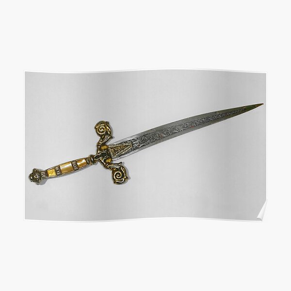 "ancient beauty dagger " Poster by alessyo | Redbubble