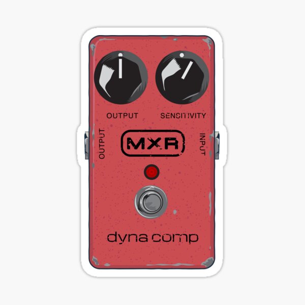 "MXR Dyna Comp Guitar Pedal" Sticker for Sale by WASABISQUID | Redbubble