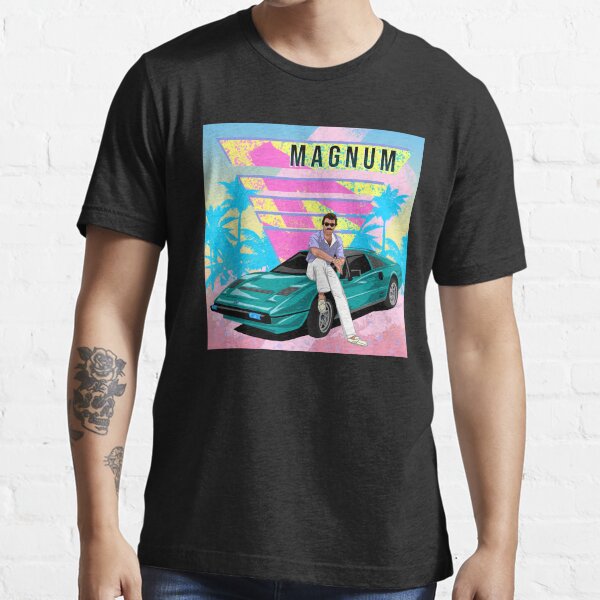 "Magnum Vaporwave" T-shirt for Sale by MostlyMagnum | Redbubble ...