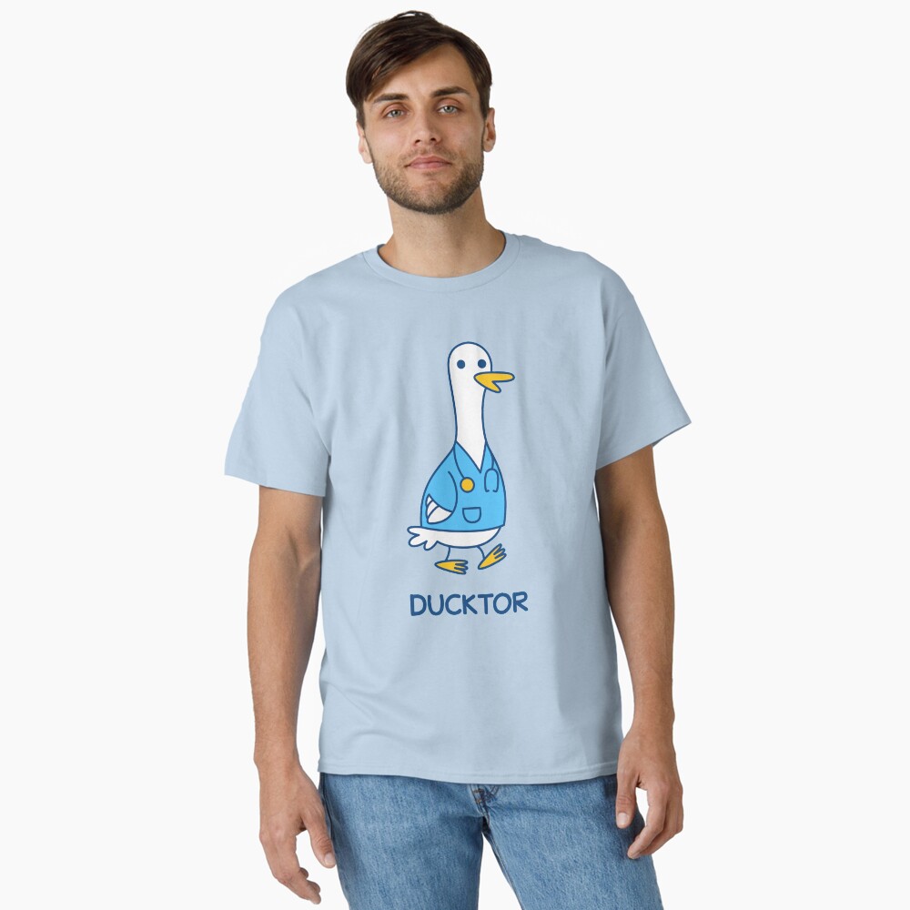 "Ducktor (Duck Doctor)" Sticker for Sale by dumbshirts | Redbubble