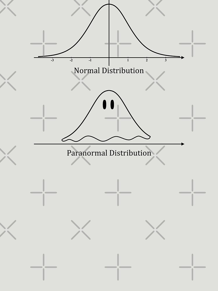 "Normal Distribution, Paranormal Distribution Math Gift" T-shirt for ...