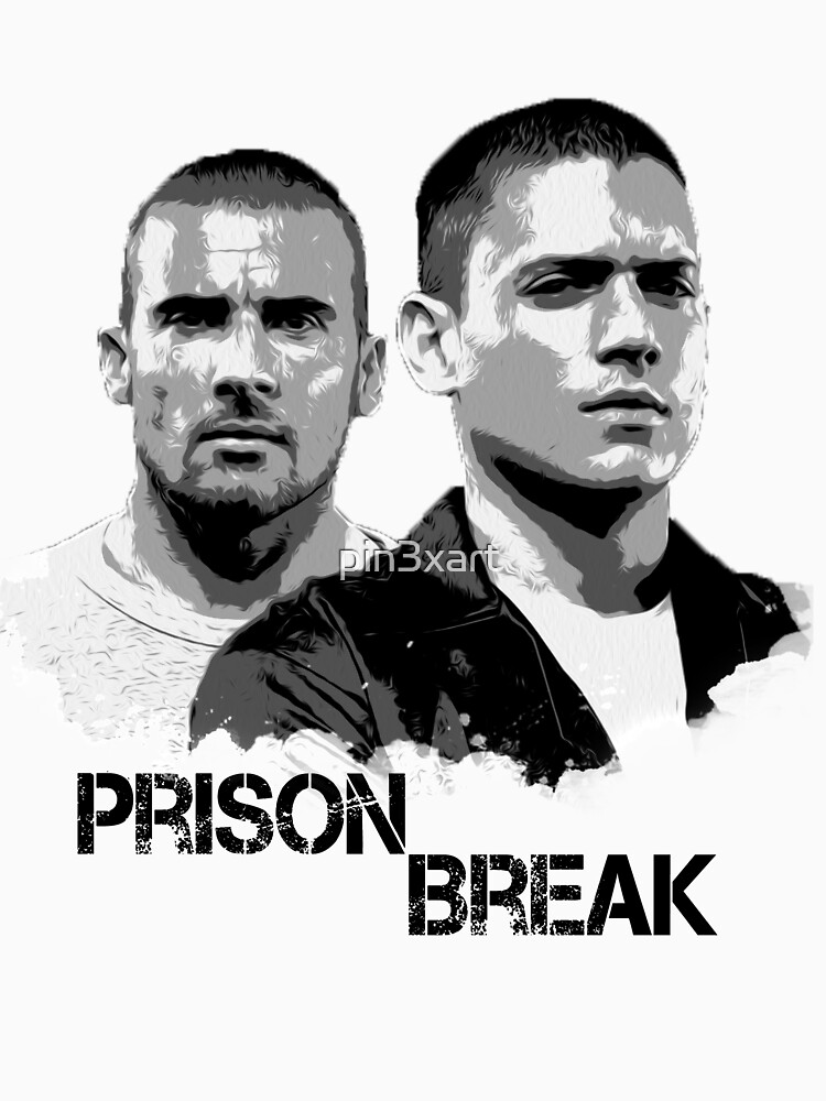 "Prison break illustration" T-shirt for Sale by pin3xart | Redbubble ...
