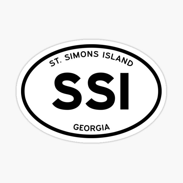 St Simons Island Stickers | Redbubble