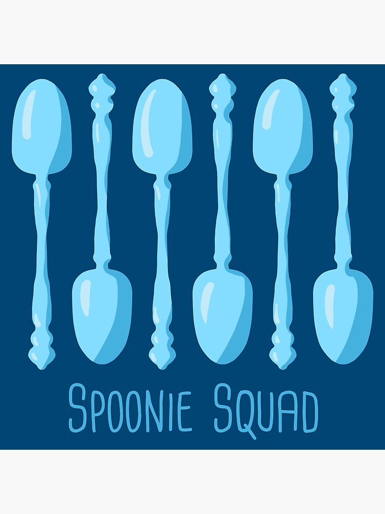 "Spoonie Squad" Poster by KelseyLovelle | Redbubble