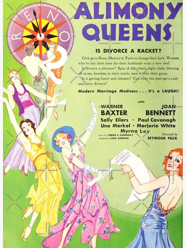 "Alimony Queens pre-code film sexy art flappers vamps " Sticker for ...