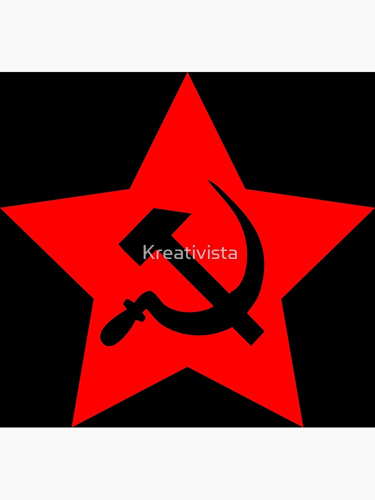 Póster «estrella Comunista Martillo Y Hoz De Kreativista Redbubble