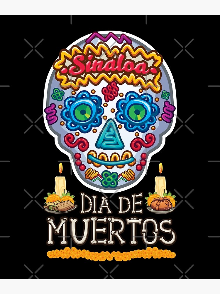 "Day of the Dead Sinaloa Sugar Skull" Poster by Fr33m4n1111 | Redbubble