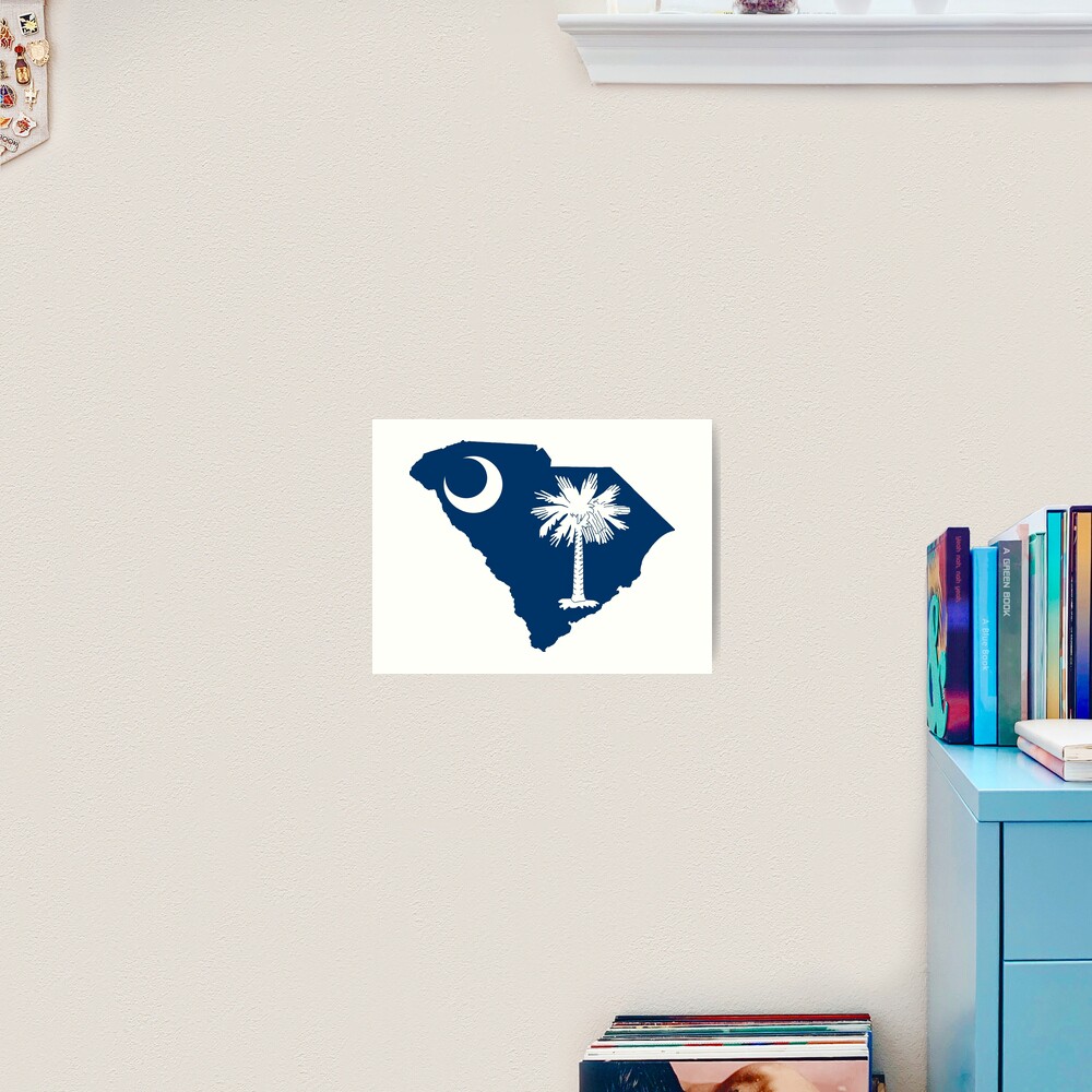 "South Carolina State Flag Logo" Art Print for Sale by ericbracewell ...