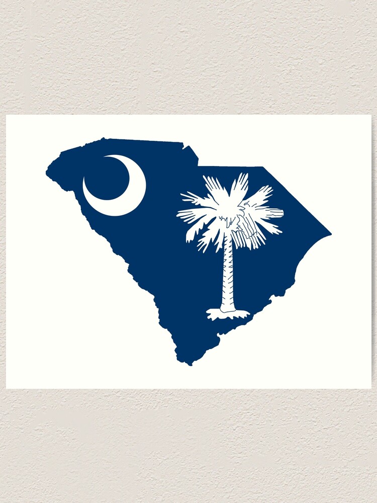 "South Carolina State Flag Logo" Art Print for Sale by ericbracewell ...