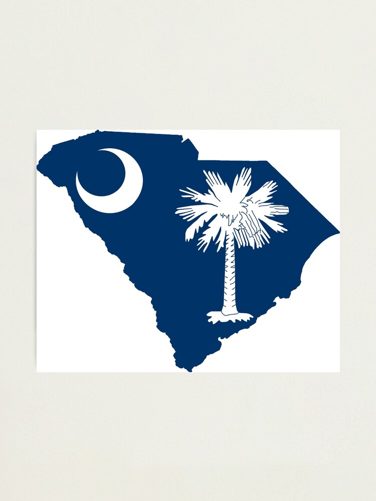 "South Carolina State Flag Logo" Photographic Print for Sale by ...