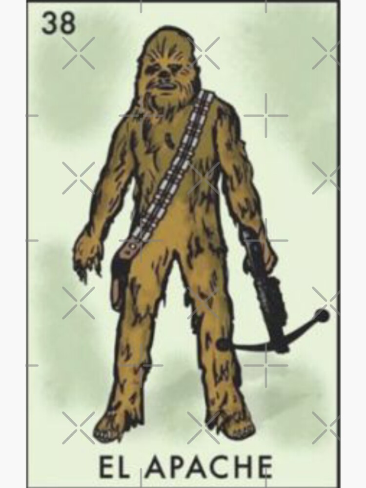 "El Apache Loteria" Sticker for Sale by Gcast | Redbubble