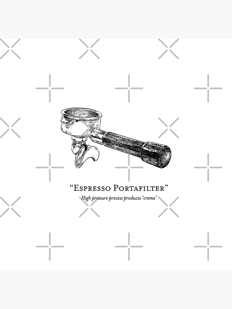 "Espresso Portafilter" Sticker for Sale by murakamisstudio | Redbubble