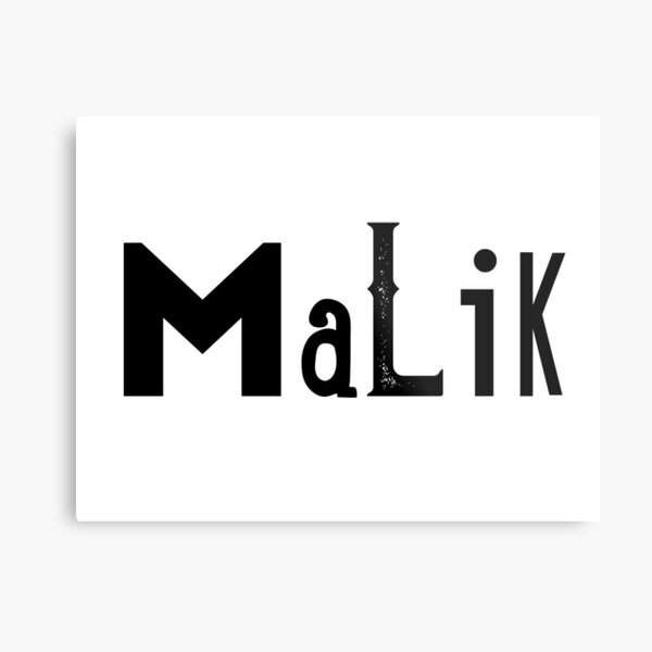 Malik Metal Prints | Redbubble
