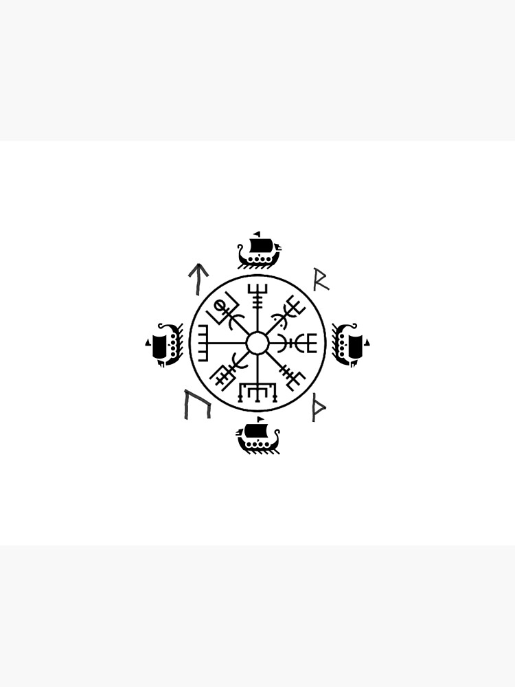 "Viking Compass Design " Poster by wazzbie | Redbubble