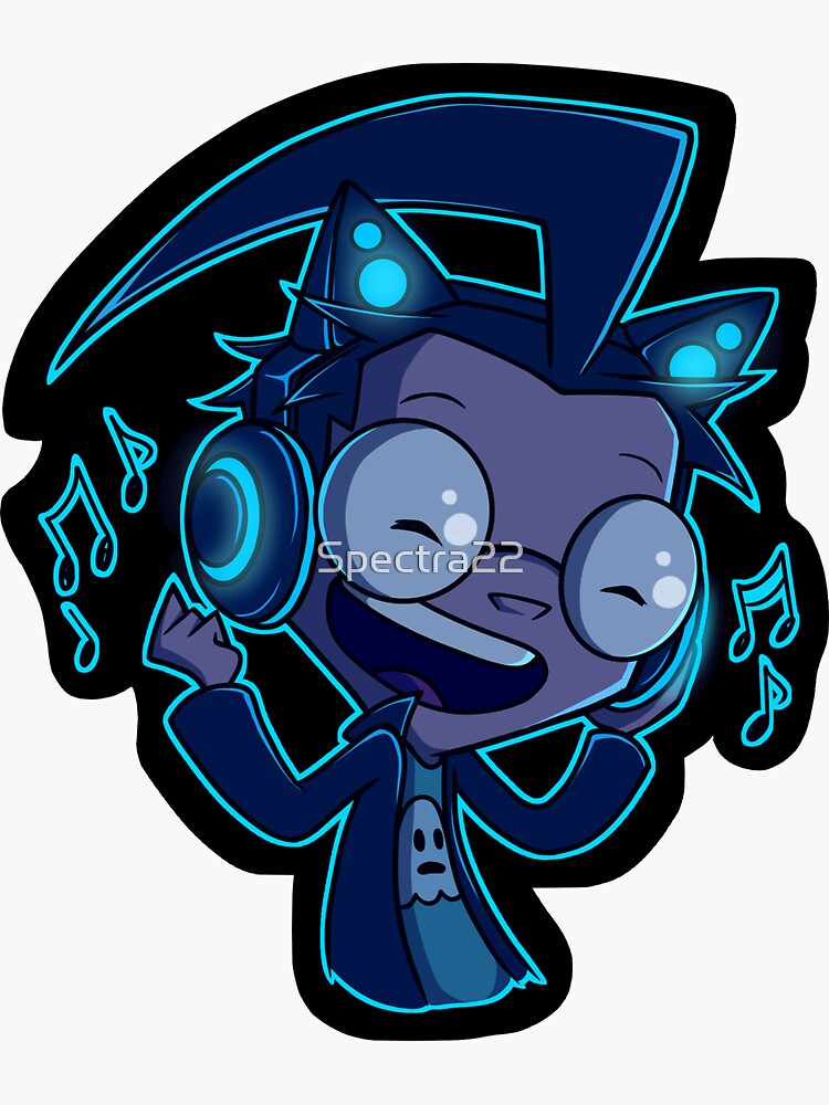 "Neon Dib - Teal Transparent" Sticker for Sale by Spectra22 | Redbubble