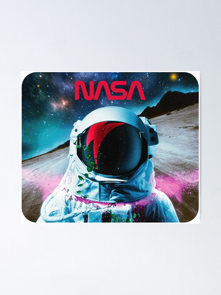 "Funky Astronaut" Poster for Sale by Acurax | Redbubble