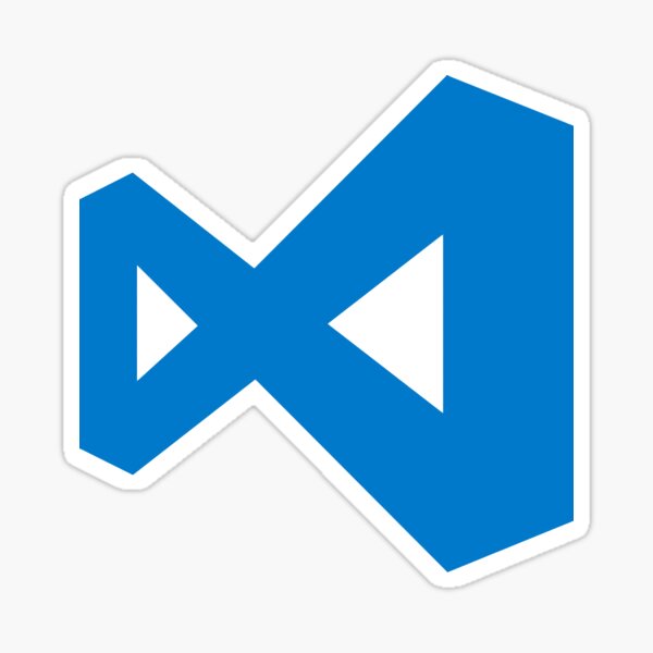 Visual Studio Code Logo Stickers | Redbubble