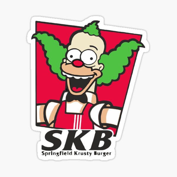 Krusty Clown Stickers | Redbubble