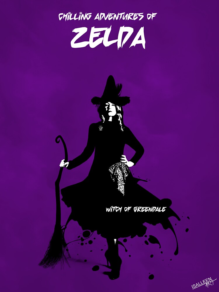 "Chilling Adventures Of Zelda - Witch of Greendale" Sticker by Isalleen ...