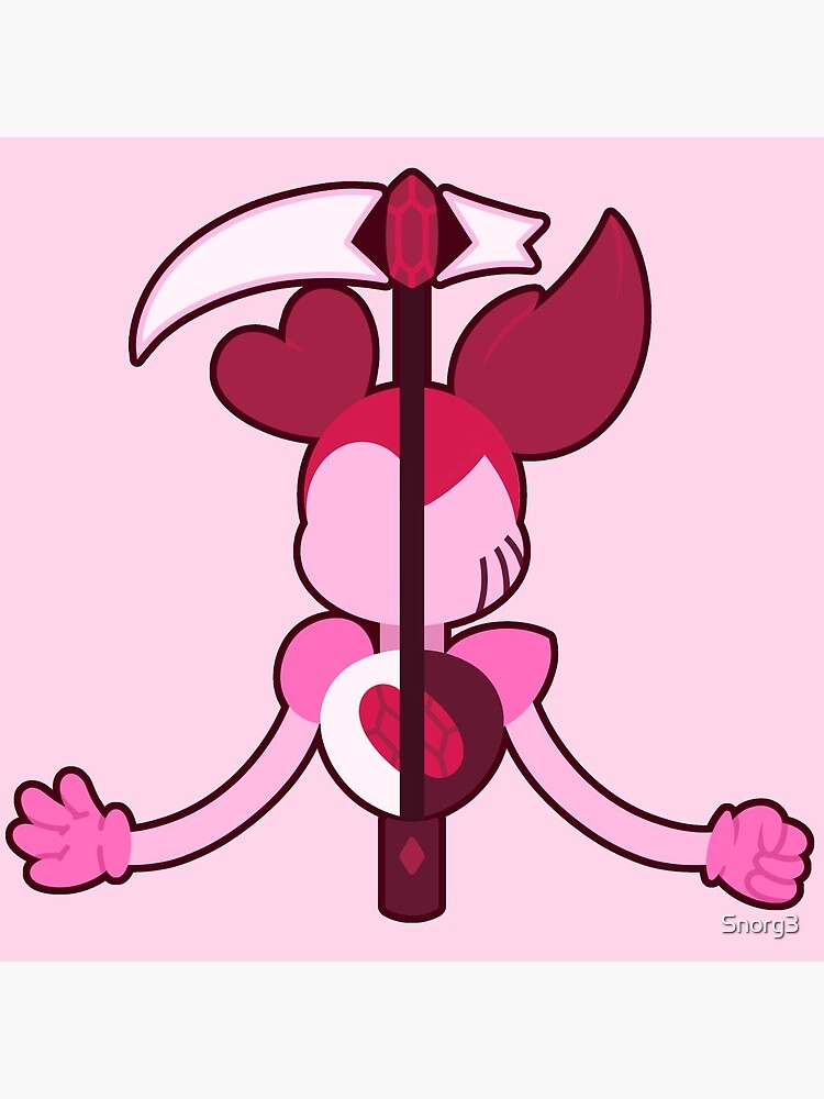 Steven Universe Spinel Past Vs Future Canvas Print For Sale By Snorg3 Redbubble