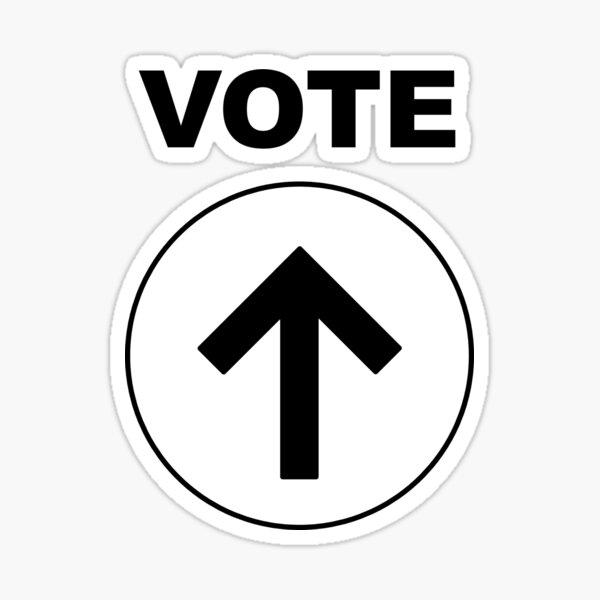 "Vote - Polling Station" Sticker for Sale by Insecondsflat | Redbubble