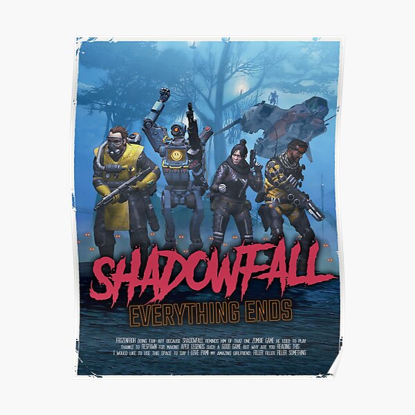 Póster «Póster Apex Legends Shadowfall» de frozenfroh | Redbubble