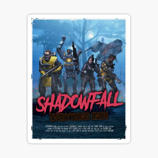 "Apex Legends Shadowfall Poster" Sticker for Sale by frozenfroh | Redbubble