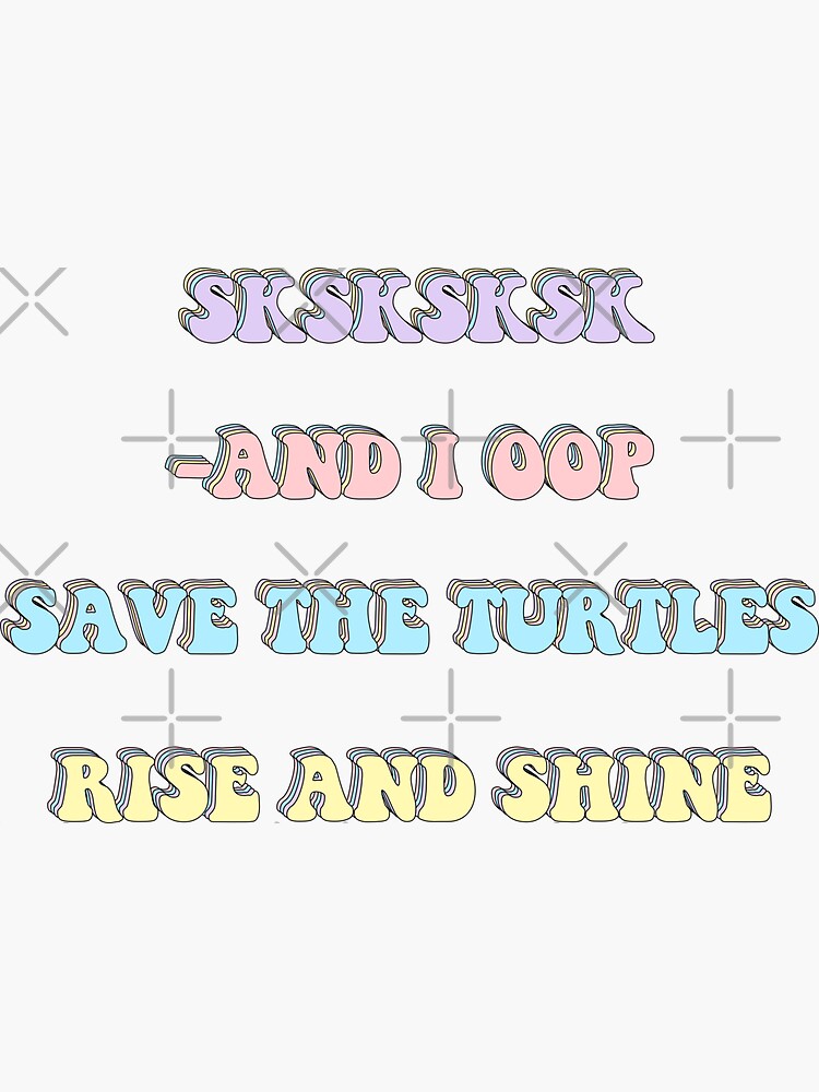 "VSCO girl quotes" Sticker for Sale by alexvoss | Redbubble