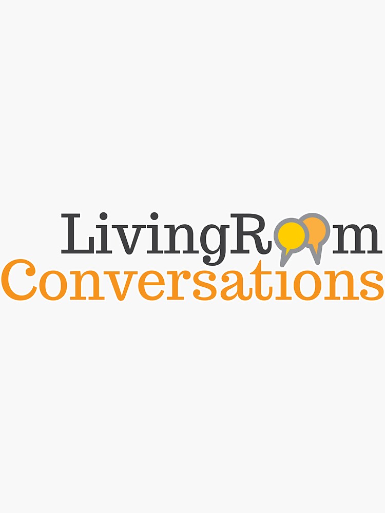 "Living Room Conversations Logo" Sticker for Sale by LRCShop | Redbubble