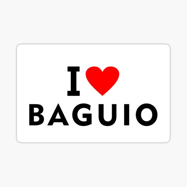 "Baguio city Philippines" Sticker for Sale by tony4urban | Redbubble