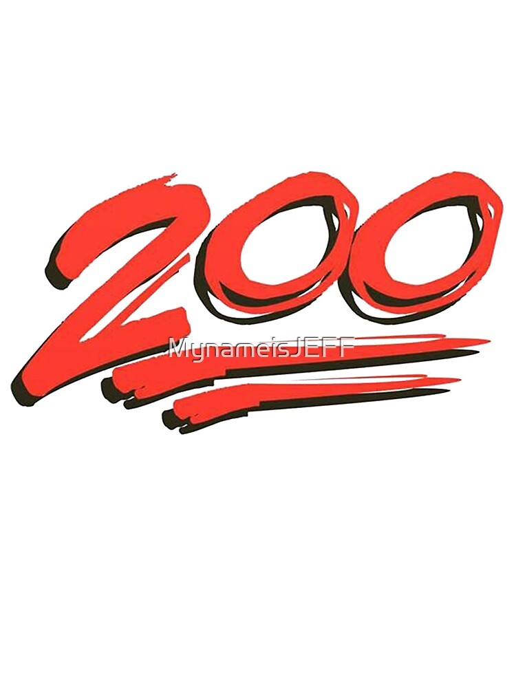 "Keep it 200 ! 100 emoji" Art Print for Sale by MynameisJEFF | Redbubble