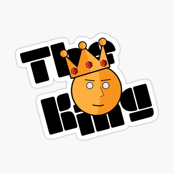 "The King Comic Sticker" Sticker for Sale by TannerKelly | Redbubble