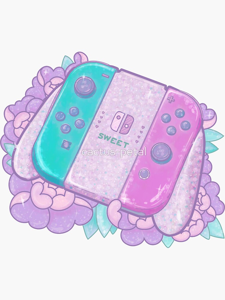 "Sweet Switch" Sticker for Sale by cactus-petal | Redbubble