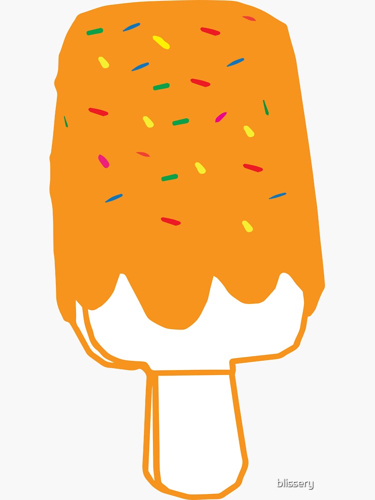 "Creamsicle " Sticker for Sale by blissery | Redbubble
