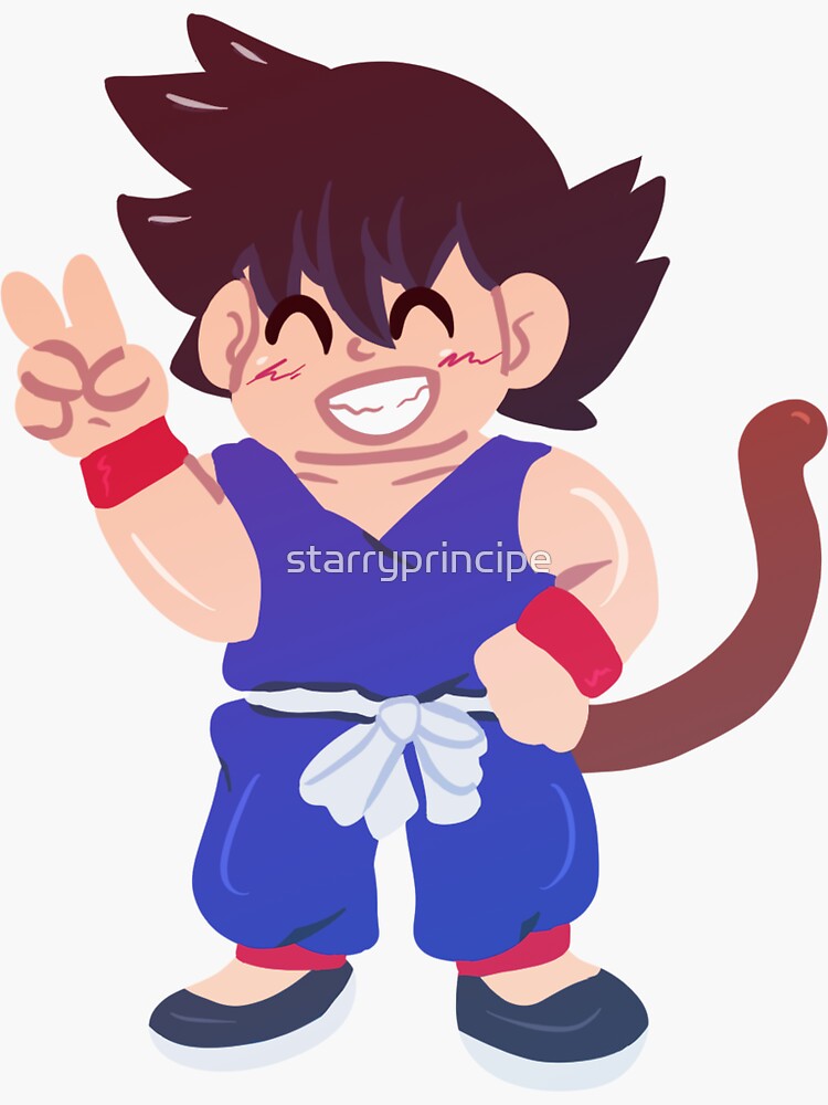 "Baby Goku" Sticker by starryprincipe | Redbubble