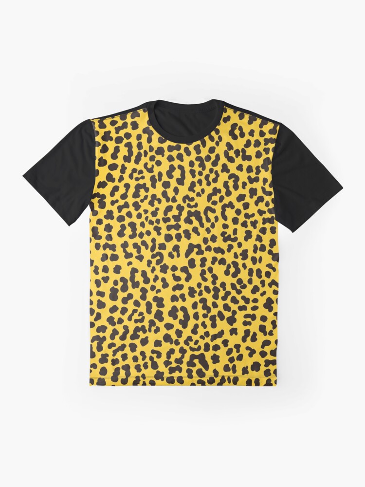 "Punk Yellow Leopard Print" Graphic T-Shirt for Sale by Studio2point9 ...